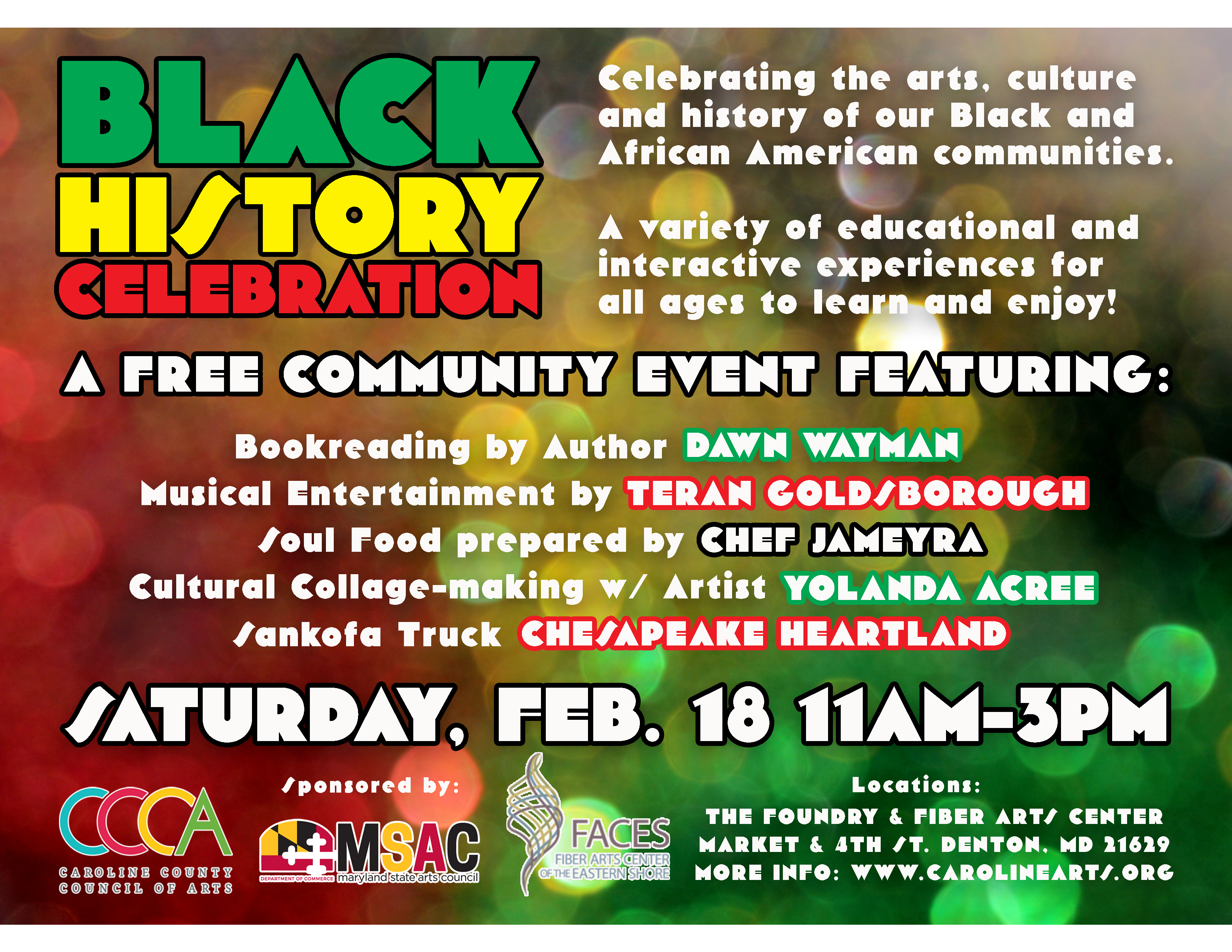 Black History Celebration_Flyer V3 | Caroline County Council of Arts